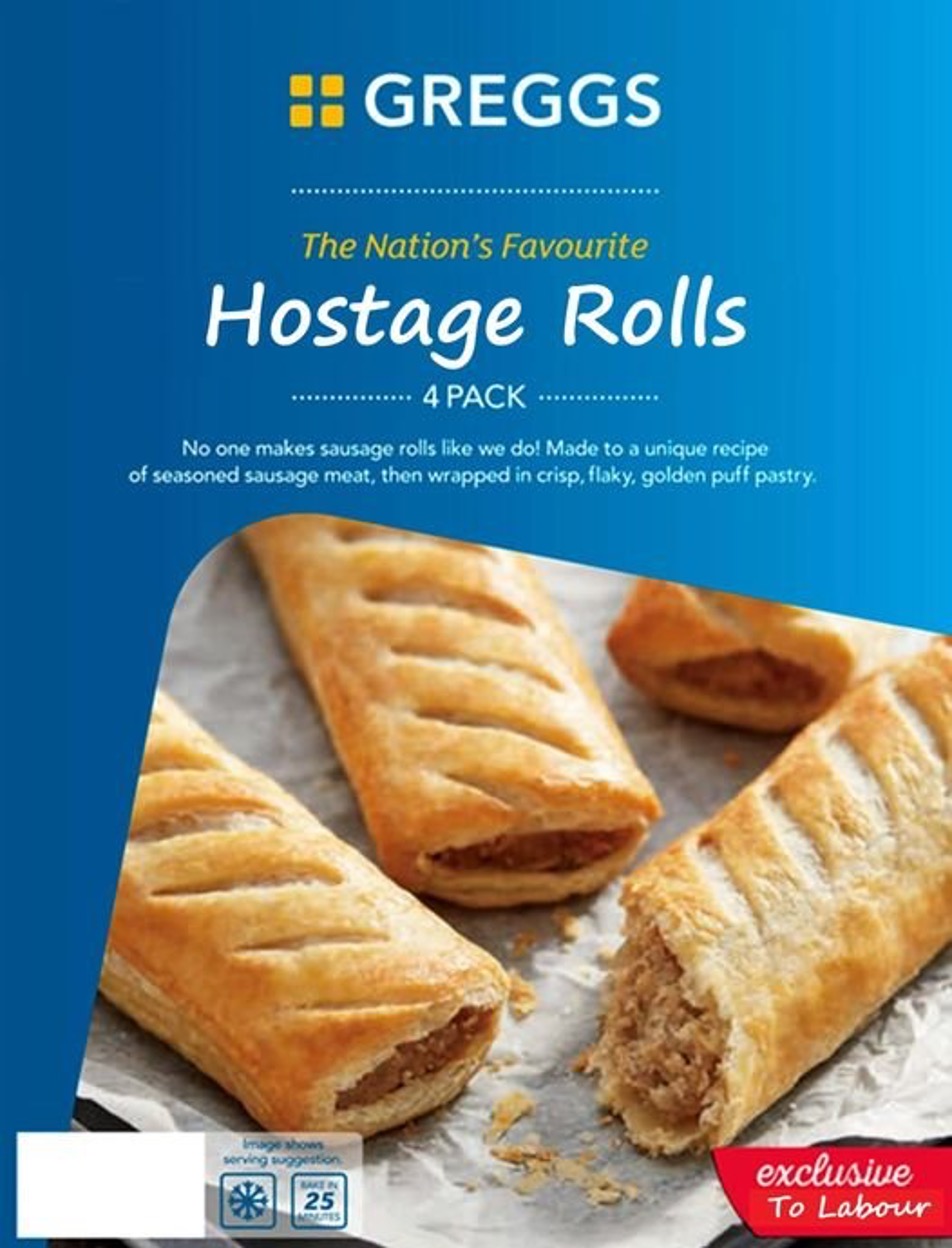 Greggs releases ‘Hostage Rolls’ after Starmer’s sausage mess | Suffolk ...